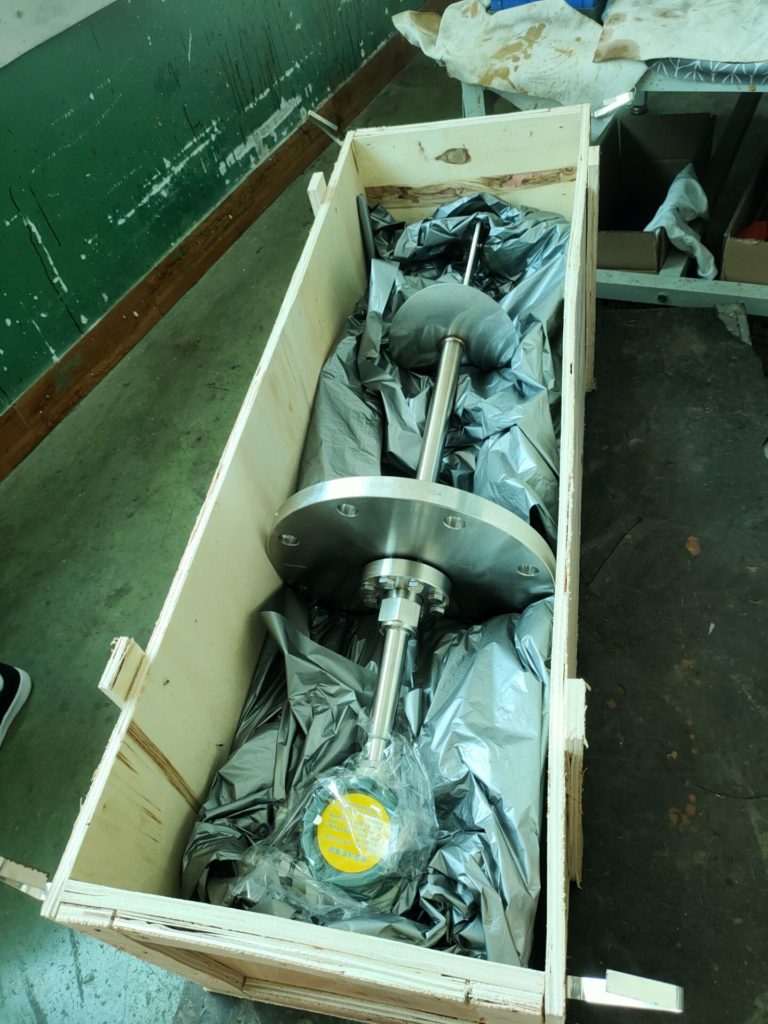 Digital target flow meter finished the test and ready to ship to ...