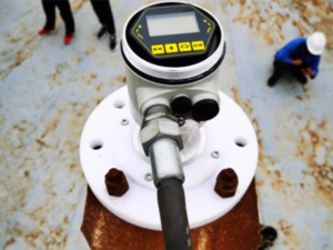 Can radar level meter measure acetylene gas cabinet - Just Measure it