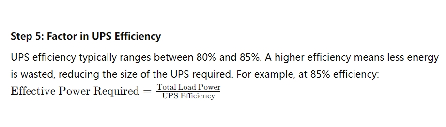 How to Calculate the Capacity of a UPS? - Just Measure it