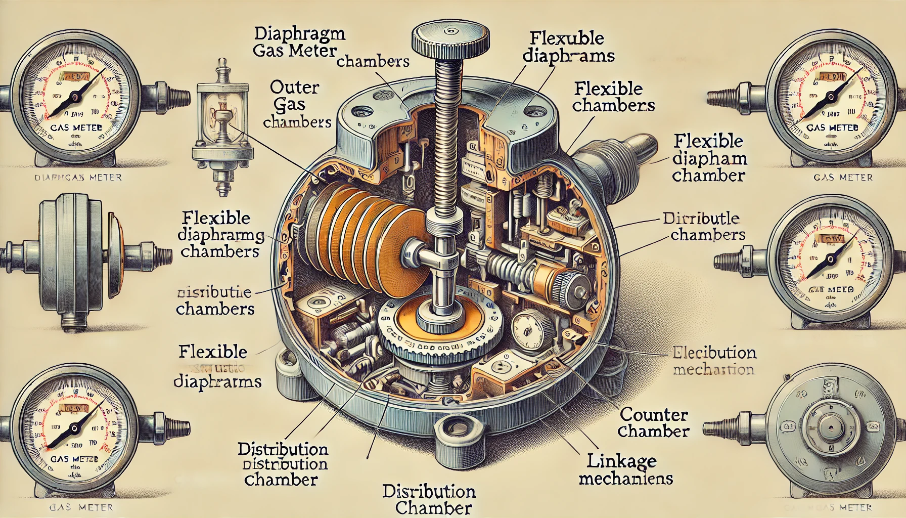 The Principle and Application of Diaphragm Gas Meters in Gas ...