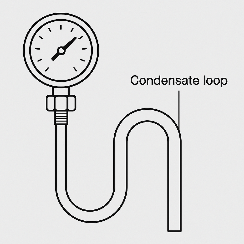 Understanding the Condensate Loop (Siphon Tube) in Pressure Gauge ...