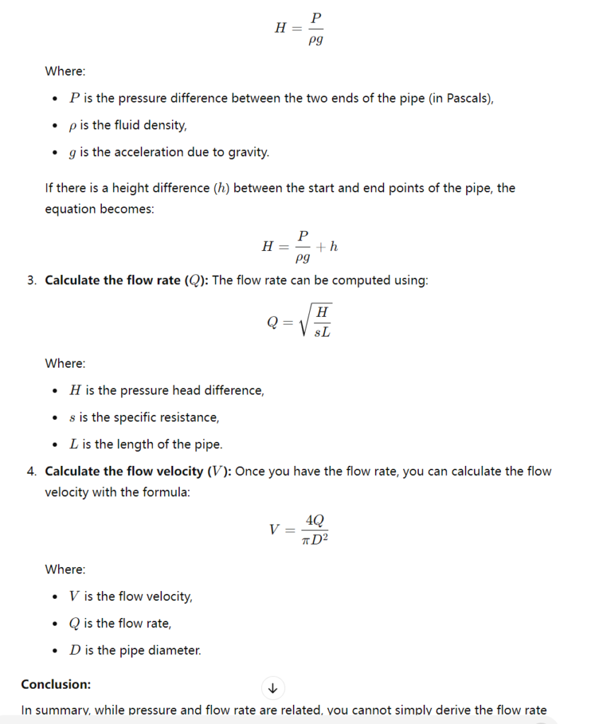 The Relationship Between Pipe Diameter, Flow Rate, Flow Velocity, and Pressure - Just Measure it
