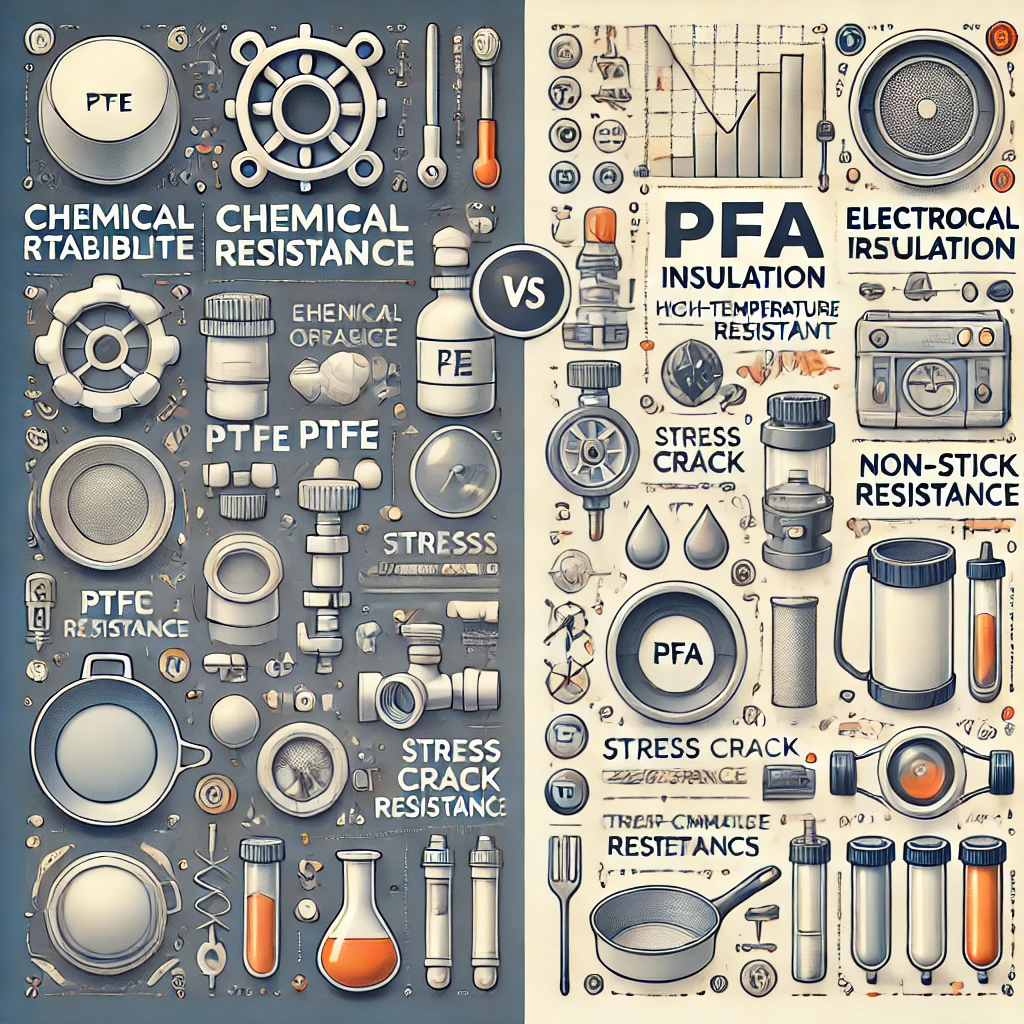 Comparative Analysis of PTFE and PFA Materials - Just Measure it