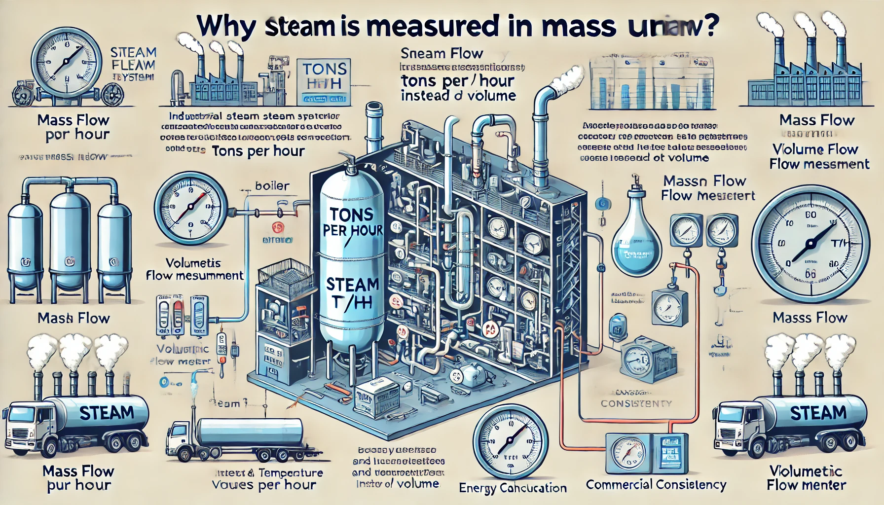 Why is Steam Measurement Typically Conducted Using Mass Units (e.g ...