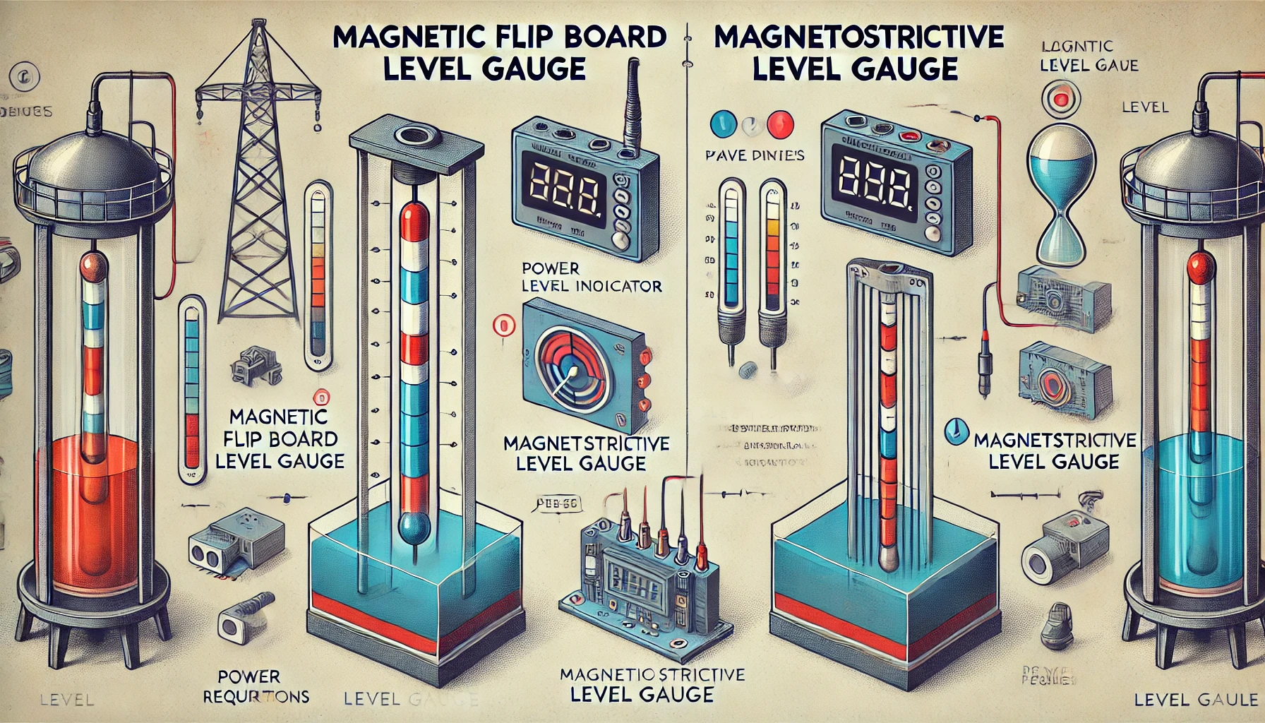 Magnetostrictive Level Gauge vs. Magnetic Flip Board Level Gauge: Key ...