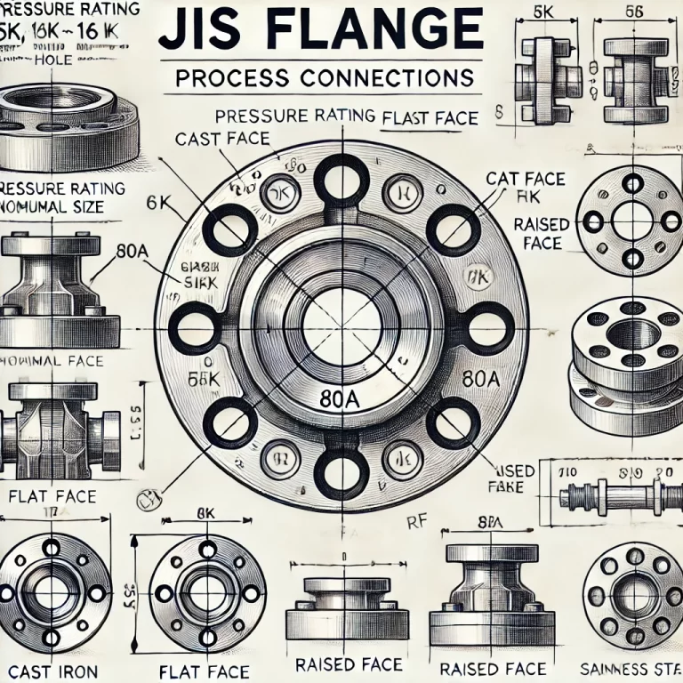 Interpretation of JIS Flange Process Connections - Just Measure it