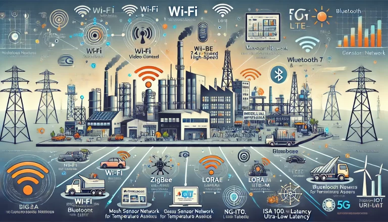 Types of Wireless Technologies in Industrial Automation - Just Measure it