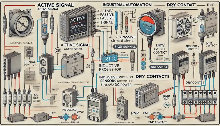 Understanding Active/Passive Signals and Dry/Wet Contacts in Industrial ...