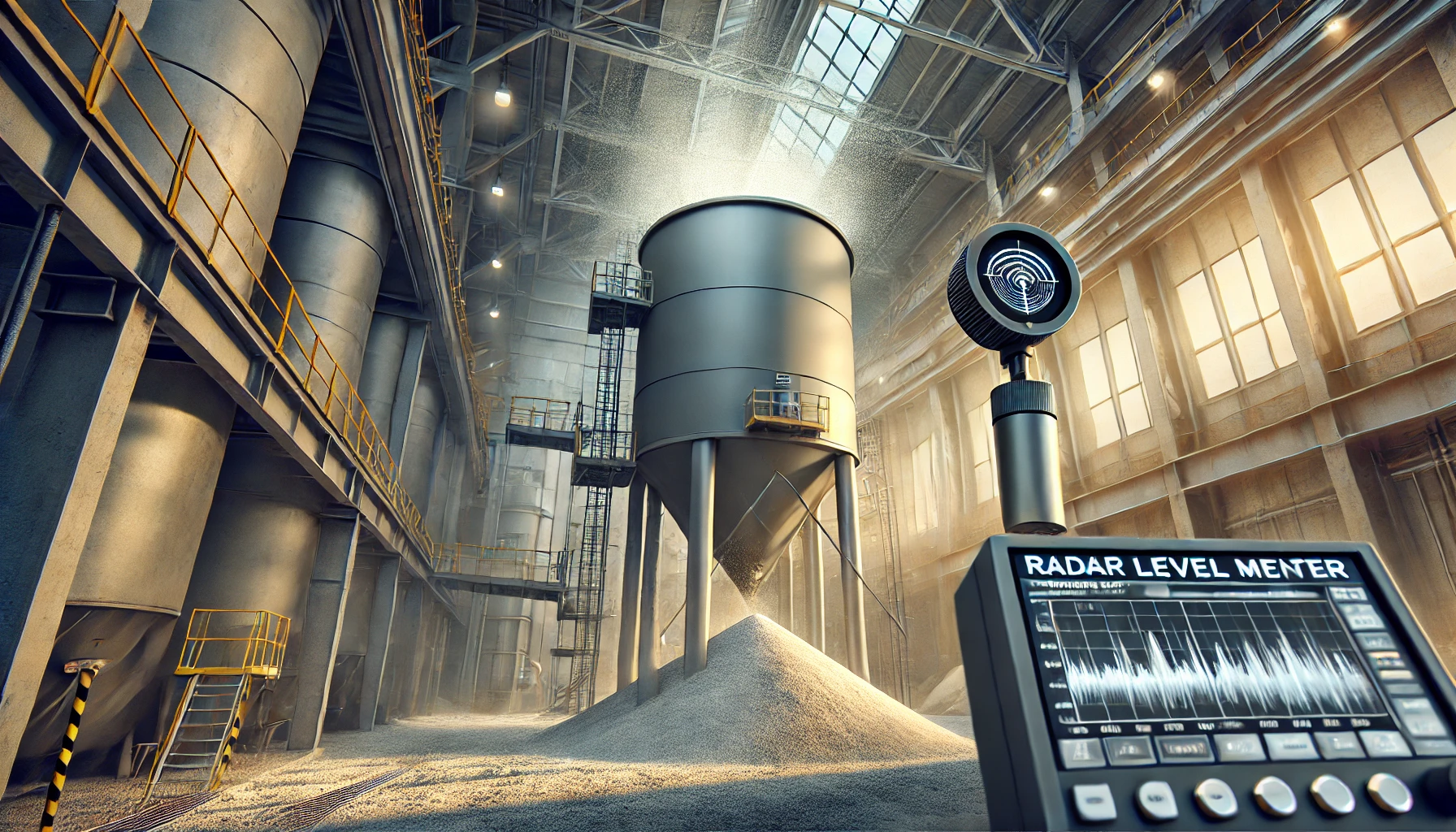 Measurement of Mineral Powder Using Radar Level Meter - Just Measure it