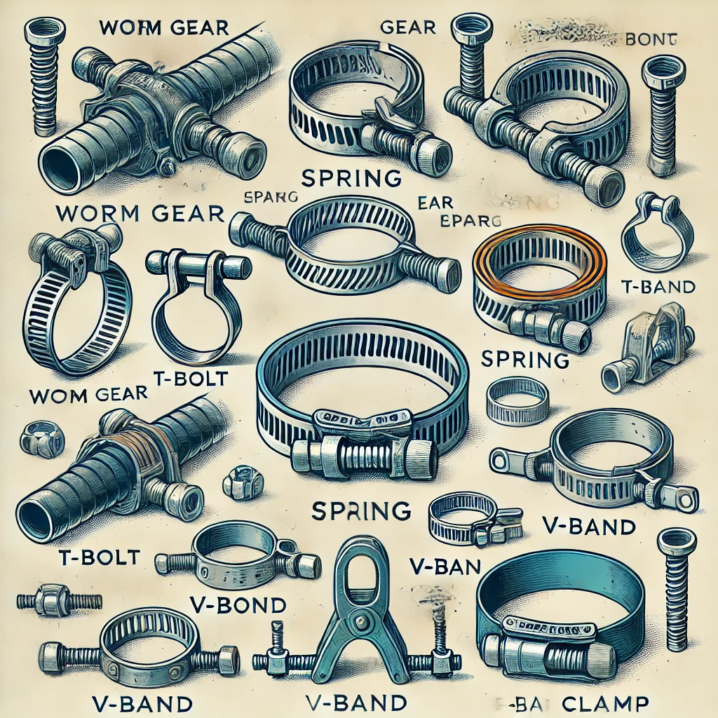 Comprehensive Guide to Hose Clamps: Types, Applications, and Specific Sizes - Just Measure it