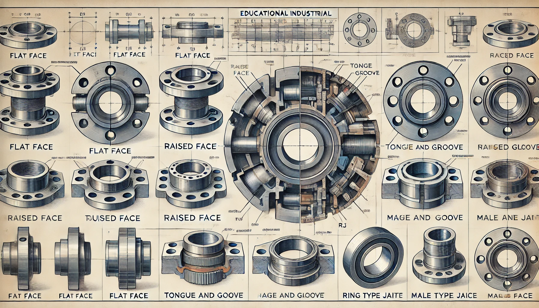 Comprehensive Guide to the Five Most Common Flange Facing Types (FF, RF ...