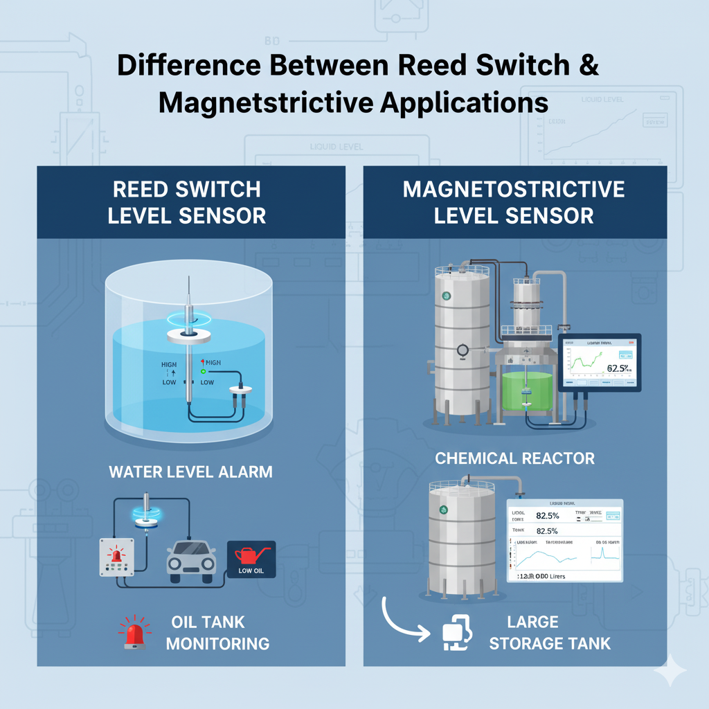 Difference Between Reed Switch Level Sensors and Magnetostrictive Level ...
