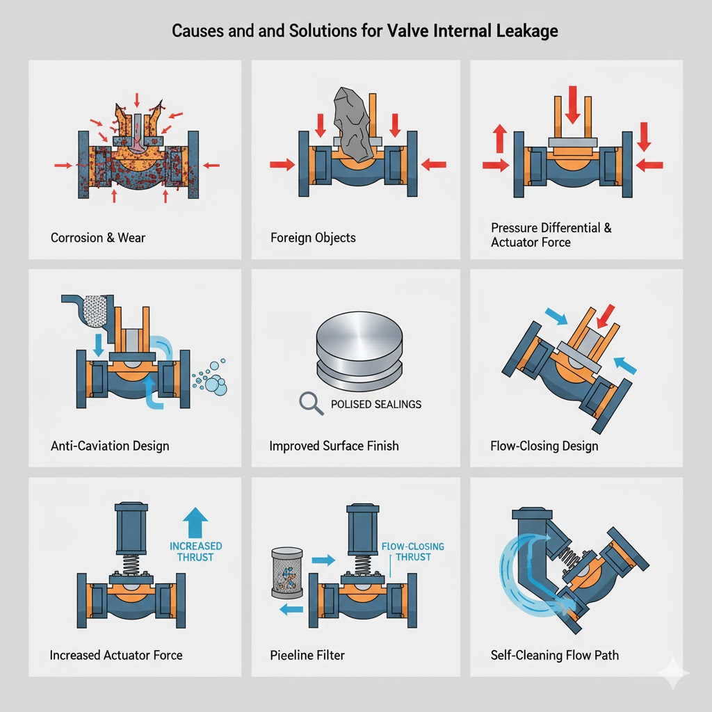 Causes and Solutions for Valve Internal Leakage - Just Measure it