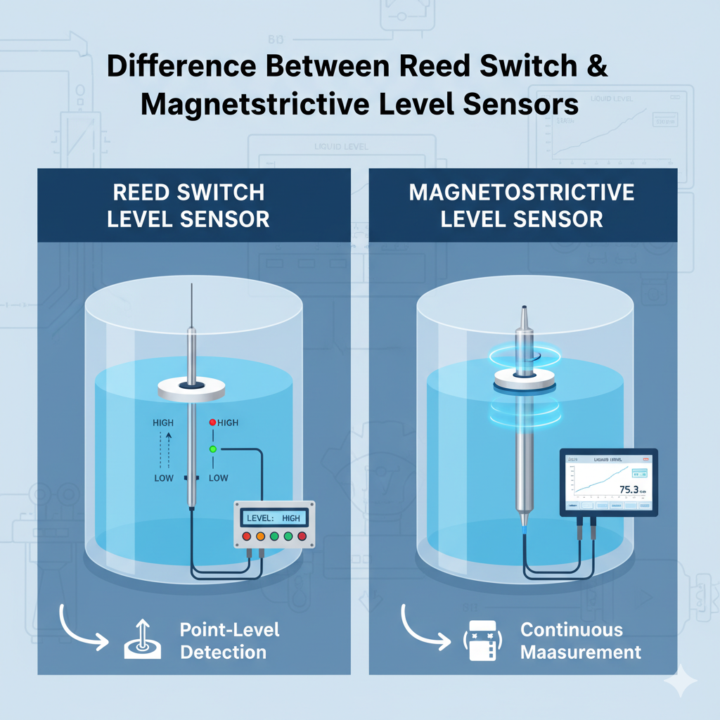 Difference Between Reed Switch Level Sensors and Magnetostrictive Level ...