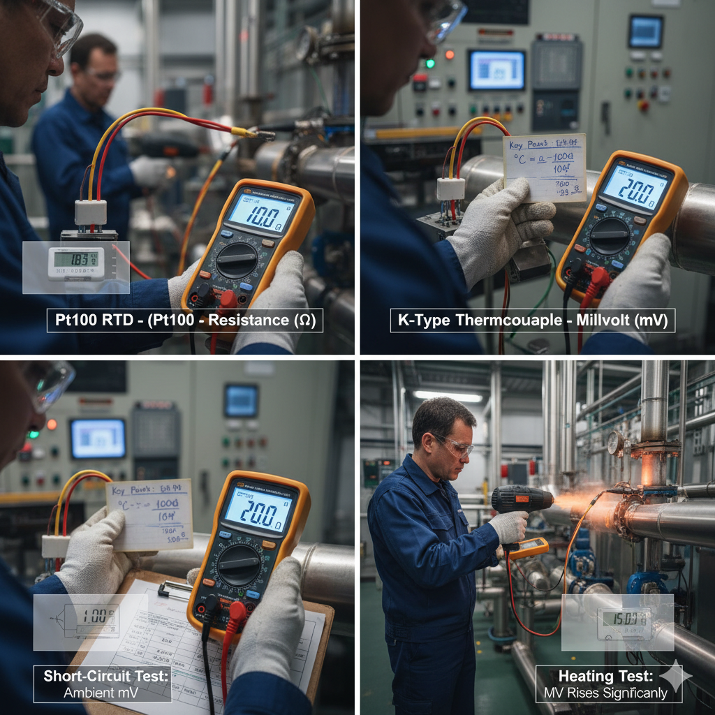 How to Use a Multimeter to Diagnose Temperature Measurement Faults ...