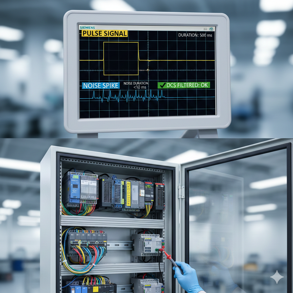 Pulse Signal Selection and Timing in DCS Control Logic - Just Measure it