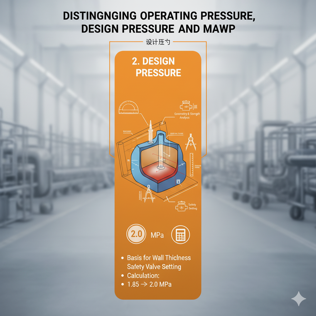 Distinguishing Operating Pressure, Design Pressure, and MAWP in ...