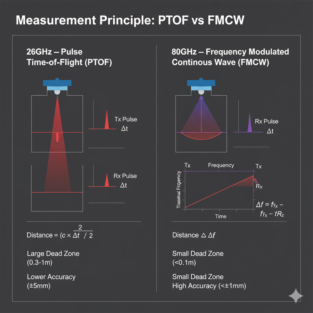 26GHz vs 80GHz Radar Level Transmitters — How to Choose the Right ...