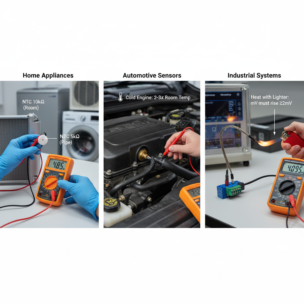 How to Diagnose Temperature Sensor Failures with a Multimeter: Core ...