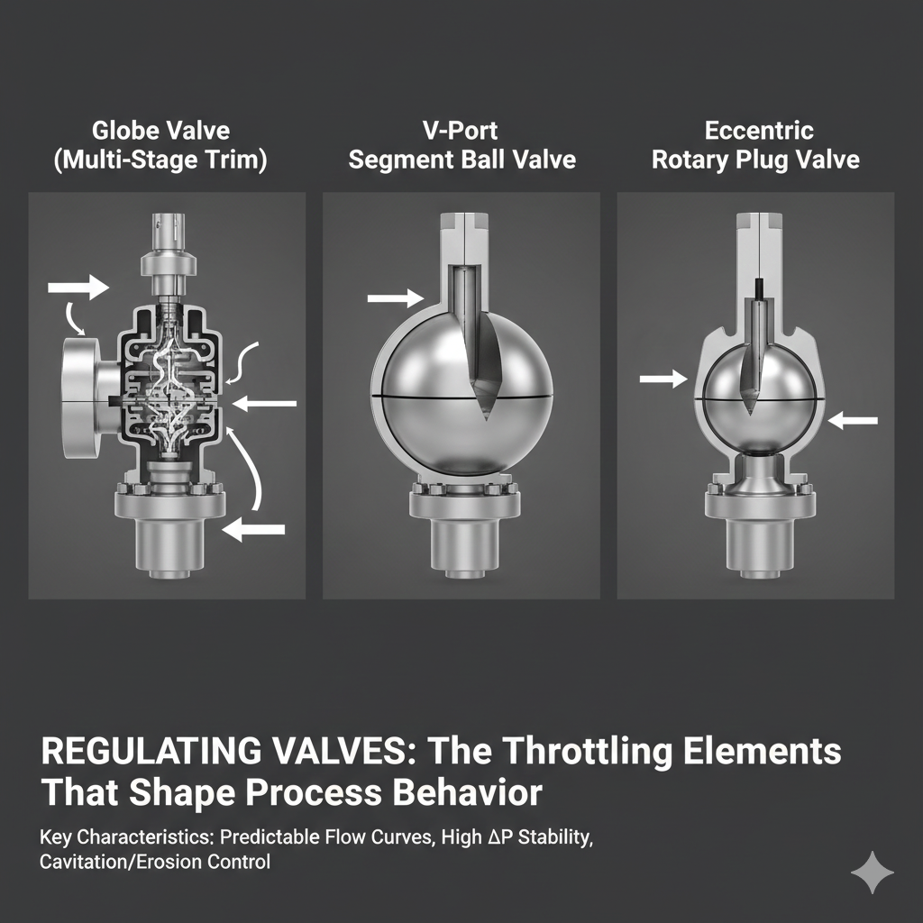 Understanding the Differences Between Control Valves, Regulating Valves ...