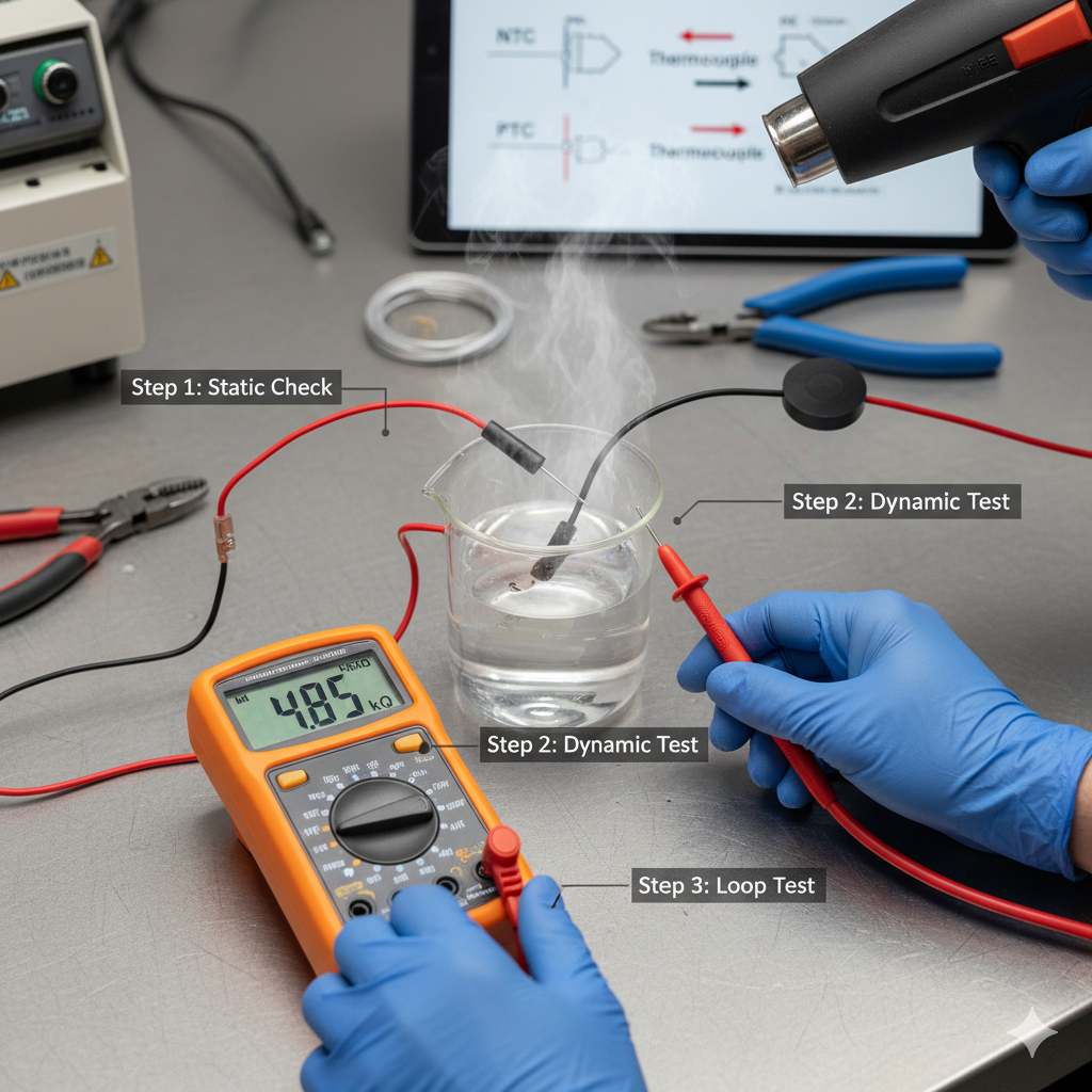 How to Diagnose Temperature Sensor Failures with a Multimeter: Core ...
