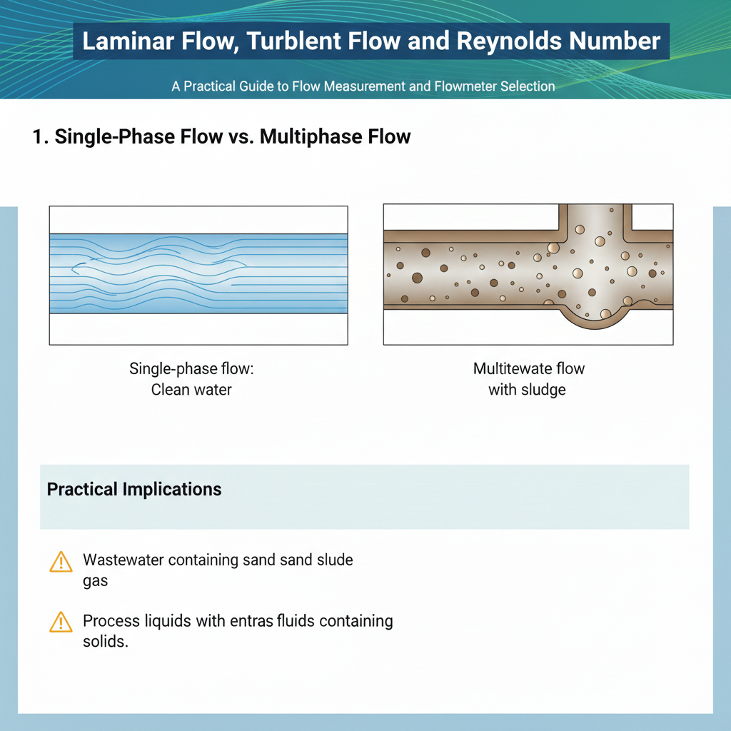 Laminar Flow, Turbulent Flow and Reynolds Number - Just Measure it