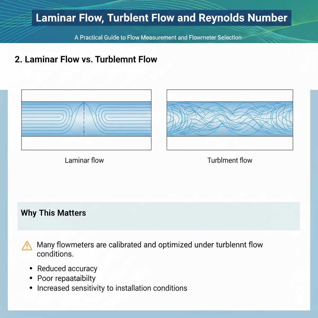 Laminar Flow, Turbulent Flow and Reynolds Number - Just Measure it