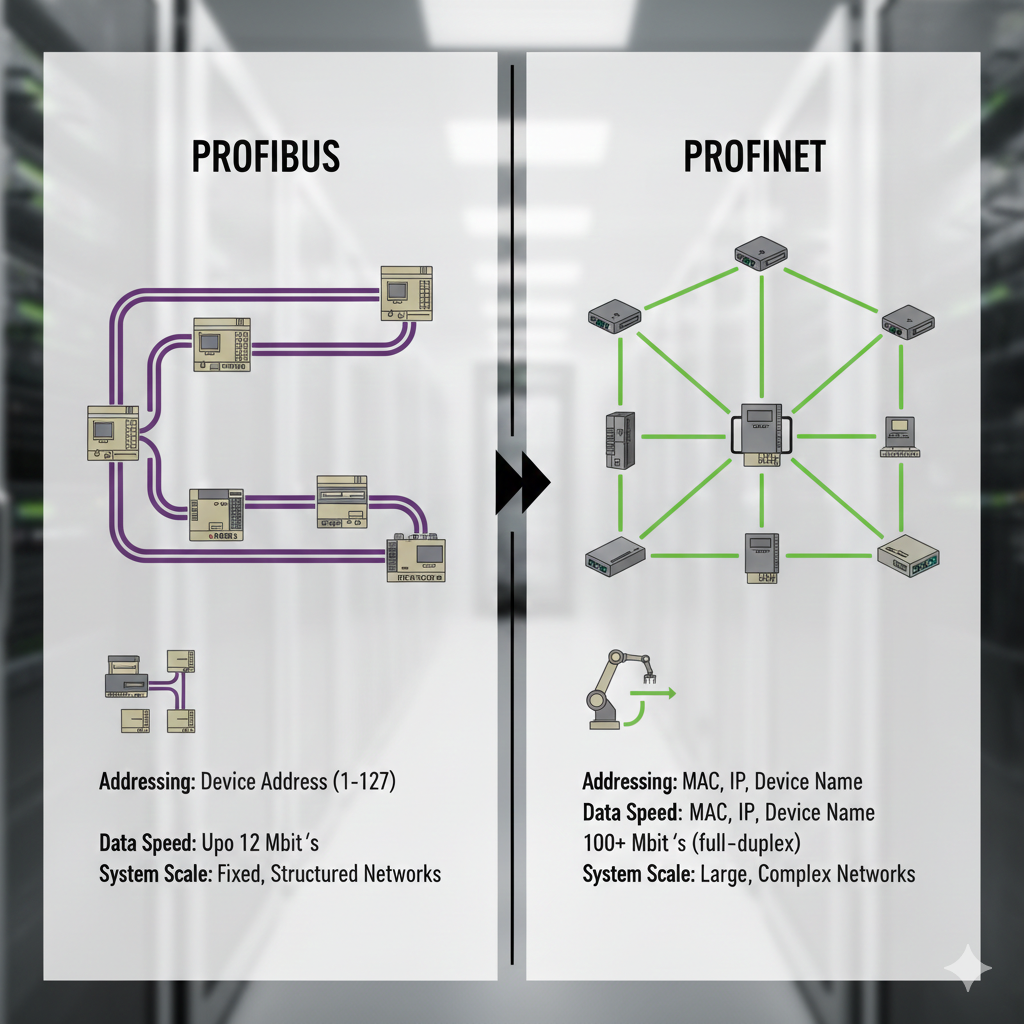 PROFIBUS vs. PROFINET: Key Differences in Industrial Communication ...