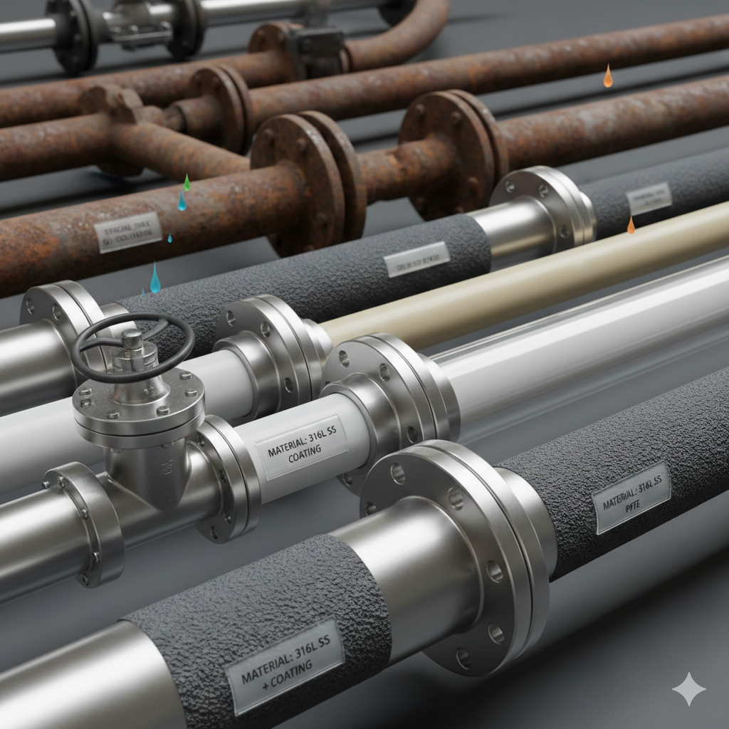 Protective Measures for Instrument Air Supply Lines in Acid and Alkali ...