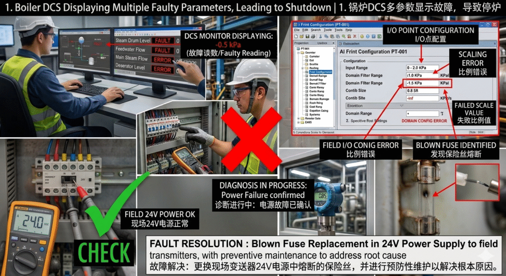 Handling DCS Power Failures and Process Channel Faults - Just Measure it