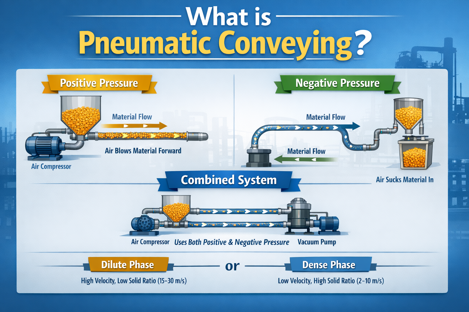 Pneumatic Conveying: Principles, Pressure Control, System Design, and ...